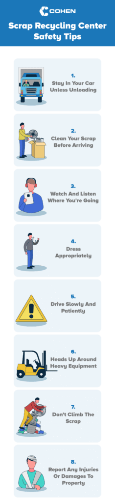 8 Tips To Stay Safe When Visiting A Scrap Recycling Center